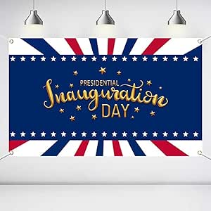 Amazon.com: Ticuenicoa Presidential Inauguration Day Banner - Patriotic ...