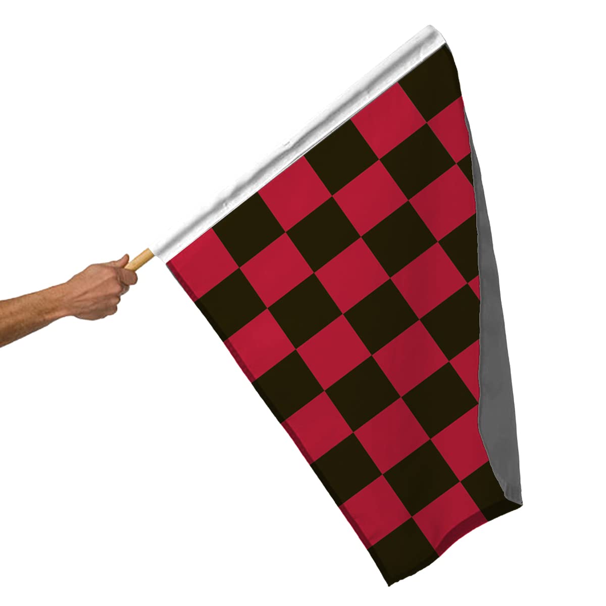 Red And Black Checkered Flag