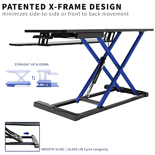 Snapklik.com : VIVO 36 Inch Desk Converter, K Series, Height Adjustable ...