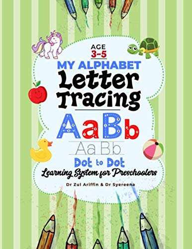 My Alphabet Letter Tracing Dot to Dot Learning System for Preschoolers ...