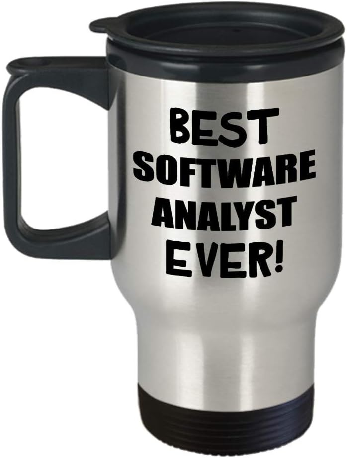 Amazon.com: Gifts for Best Software Analyst Ever Travel Mug Insulated ...
