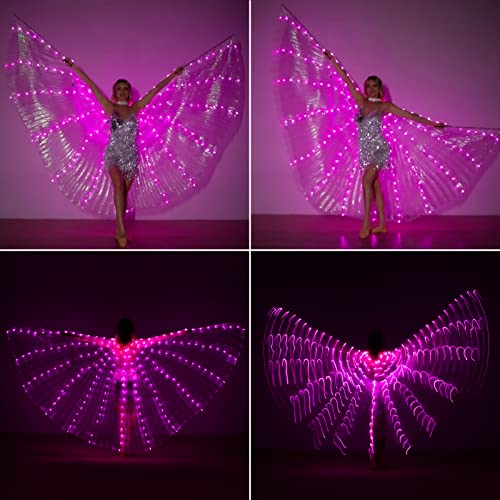 Snapklik.com : iMucci LED Lights Belly Dance Isis Wings - Bellydance ...