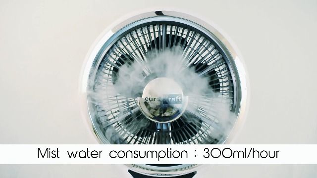 Watch Eurokraft Dexter Indoor mist fan on Amazon Live