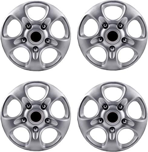 PRIGAN Wheel Cover for Mahindra Scorpio Old 15 Inch Grey Silver Wheel ...