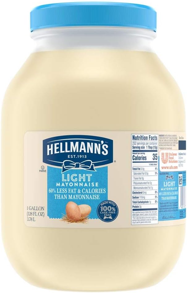 Amazon.com: Hellmann's Extra Heavy Mayonnaise Jar, Extra Egg Yolk ...