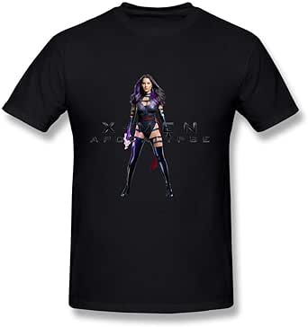 Amazon.com: Konoyie Men's X-Men: Apocalypse Psylocke T-Shirt - Quotes T ...