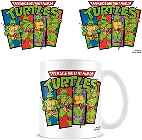 Teenage Mutant Ninja Turtles Coffee Mug (Classic Character Design) 11oz ...