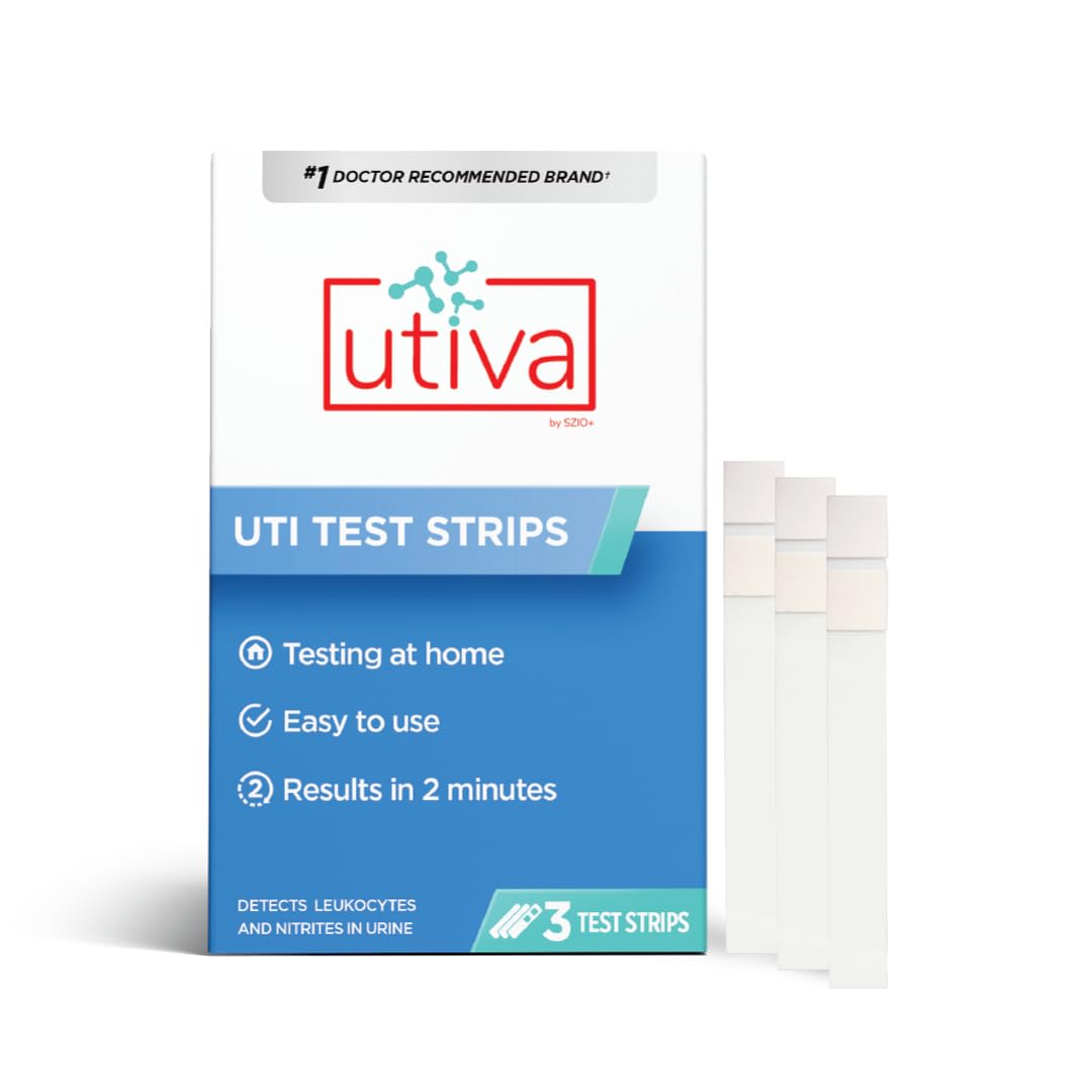 Utiva UTI Test Strips – Home Test Kit for Urinary Tract Infection ...