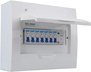 Shipenophy 6 way consumer unit with rcd consumer unit 8 way Circuit ...