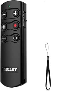 PHOLSY Wireless Shutter Remote Commander Control for Sony ILCE- a1 a6100, a6400, a6600, a7M3 ...