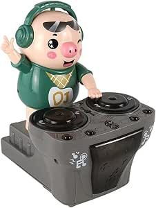 DJ Electric Music Dancing Pig Toy, Sensory Toys for Babies DJ Swinging ...