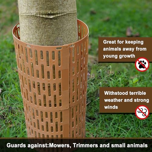 Snapklik.com : Hugeleaf 15 Packs Tree Protectors, Flexible Expandable ...