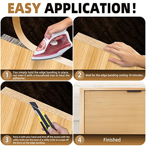 Snapklik.com : Maple Edge Banding, 2 Inch X 25ft Roll Of Real Wood Edge ...