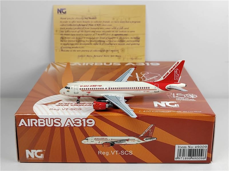 Amazon.com: Hobby-Ace NG Models Air India for Airbus A319 VT-SCS ...