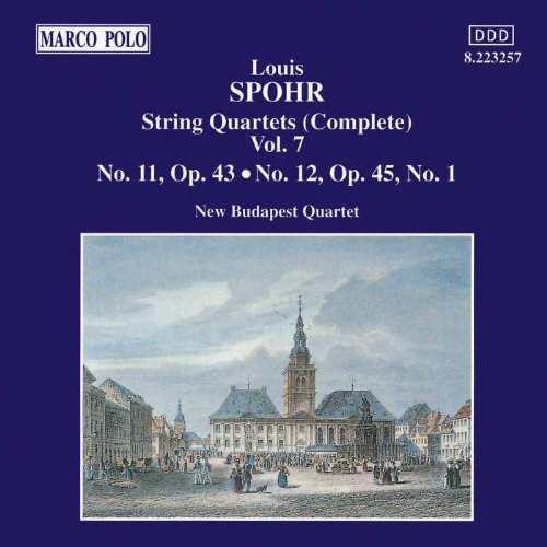 Amazon.com: Spohr: String Quartets Vol. 7 : New Budapest Quartet ...