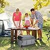 Foldable Car Boot Storage Box 45L Large Capacity Plastic Organizer with ...