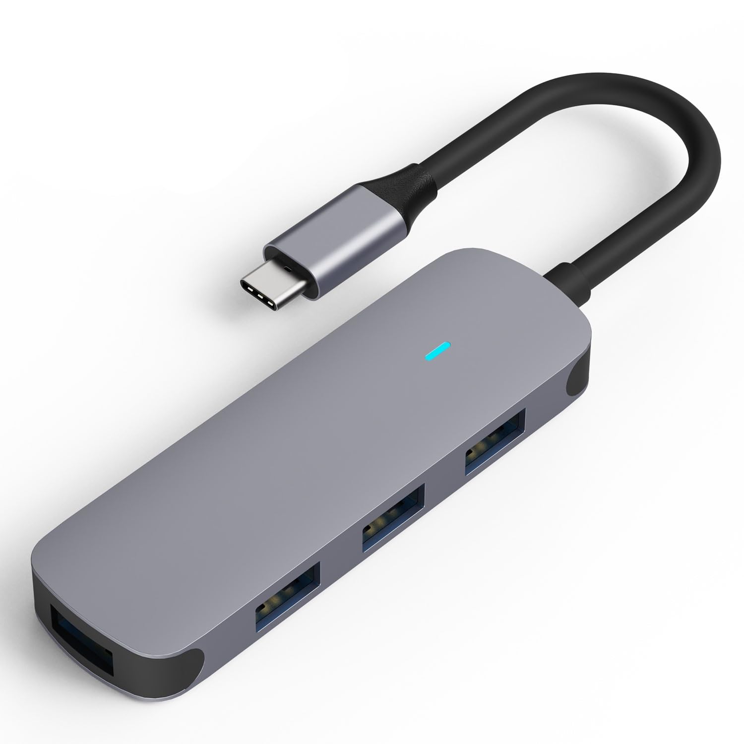 Amazon.com: MMOBIEL USB-C to 4X USB-A Adapter Port Hub - 4-in-1 USB Hub ...
