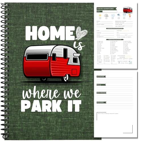 Amazon.com: Spiral-Bound RV Journal & Planner: Your Ultimate RV Log ...