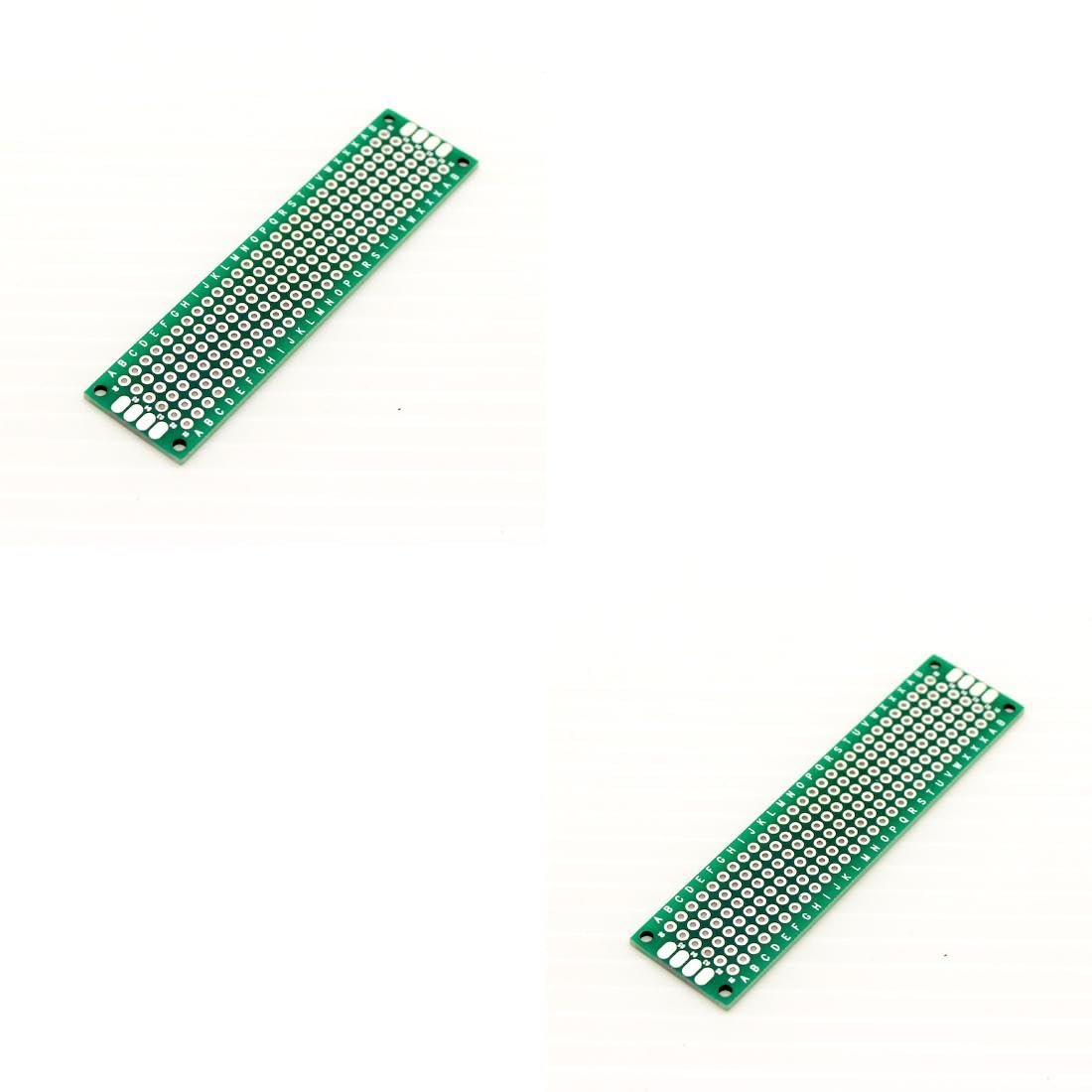 (2 pc) Pro3D 2 x 8 cm Double-Sided Universal PCB Prototype Board ...