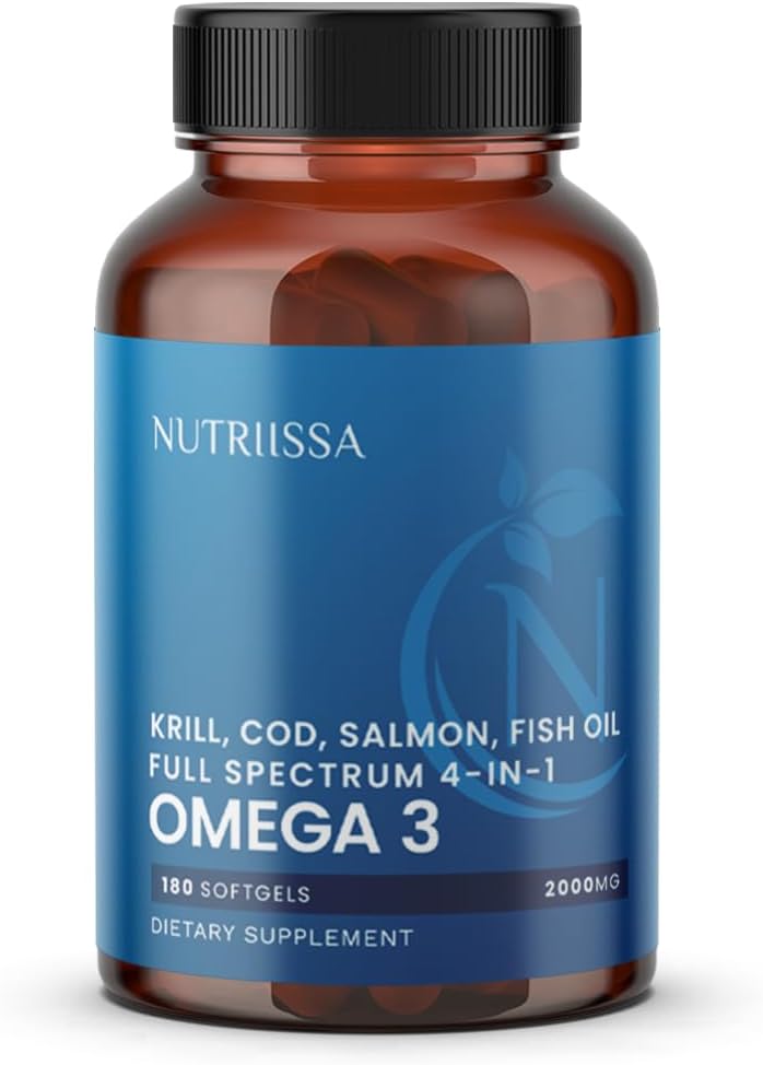 Amazon.com: Nutriissa Full Spectrum Omega-3 – 1175 mg EPA, DHA, and DPA ...