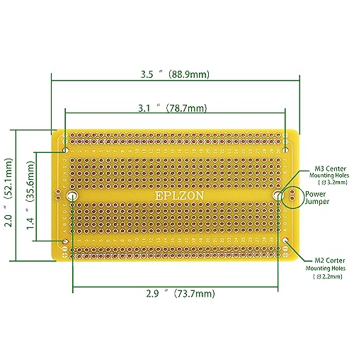 Snapklik.com : EPLZON Solderable Breadboard PCB Board Gold-Plated ...