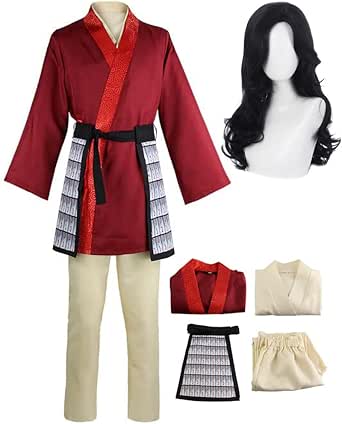 Amazon.com: REDPKOS Mulan Cosplay Costume Cosplay Dress Women Hanfu ...