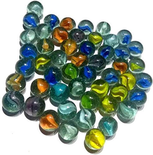 Krishn ROOP Marbles - 300Pcs - Glass Playing Balls - Kanche - Goli ...
