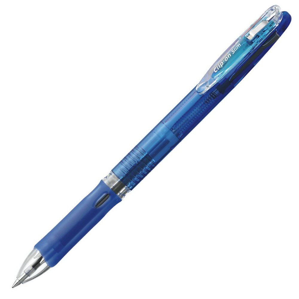 3color Ballpoint Pen Clip-on Slim 3C Blue 10 Pieces B-B3A5-BL | eBay