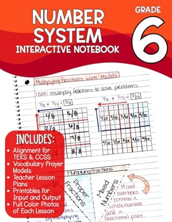 Sixth Grade Math Interactive Notebook Number System - 85 Pages ...