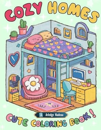 Amazon.com: Cozy Homes Cute Coloring Book: Little Corners for Adults ...