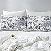 Amazon.com: Erosebridal Kids Dinosaur Comforter Set,Dino Palm Tree Bedding Set King Size for ...