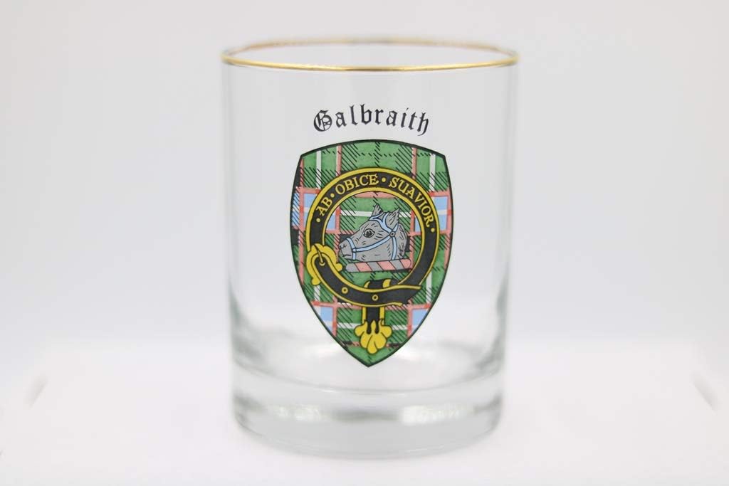 Amazon.com | Clan Crest Glass Galbraith: Highball Glasses