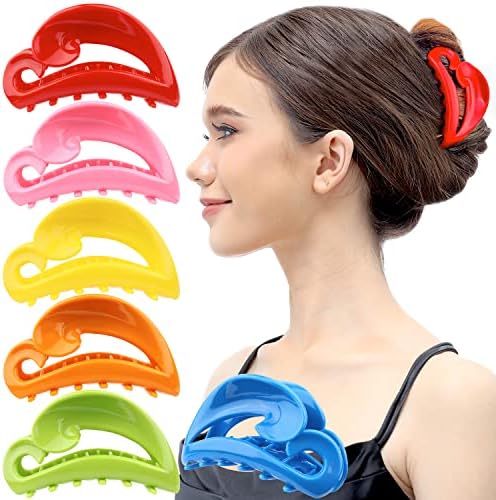 Amazon.com : RC ROCHE ORNAMENT 6 Pcs Womens Hair Clips Claws Jaw French ...