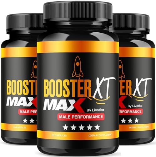 Amazon.com: (3 Pack) Booster XT For Men, MAX Strength Men's Supplement ...