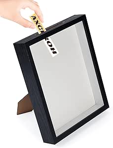 Amazon.com - Upgraded 8"x10" Shadow Box Display Frame with Top Slot,MDF ...