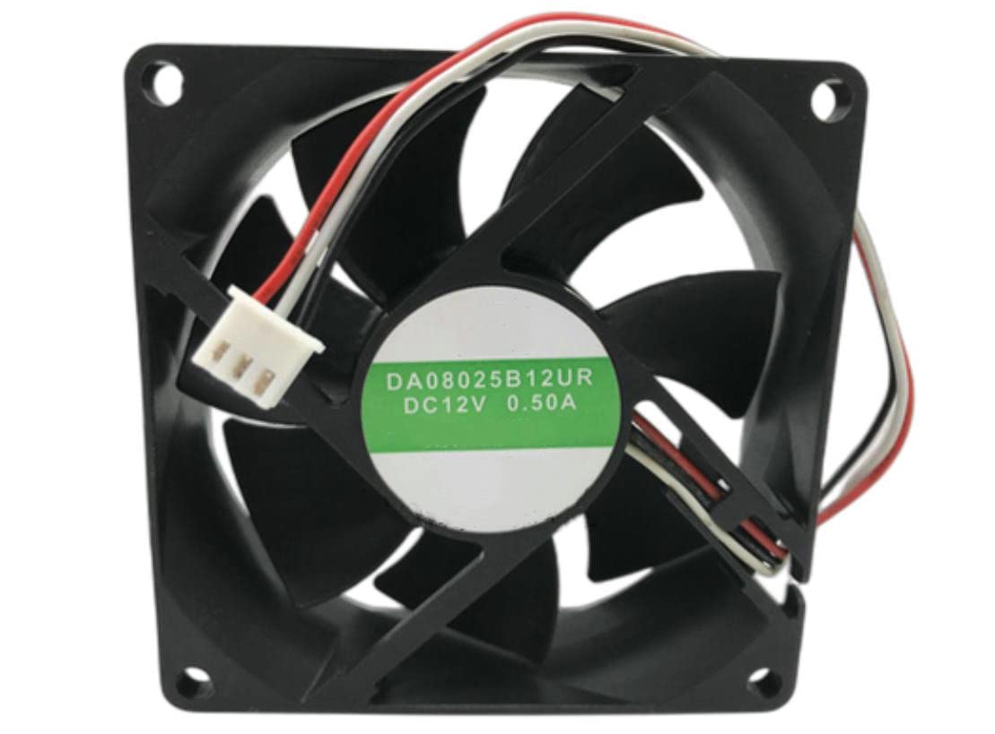 Amazon.com: for 8025 8CM DA08025B12UR 12V 0.50A 80X80X25MM 3-Wire ...
