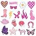 Amazon.com: Pink Iron on Patches 18Pcs Preppy Patches for Hats Y2K ...