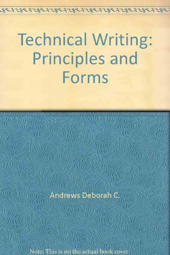 Technical writing: Principles and forms : Amazon.in: Books