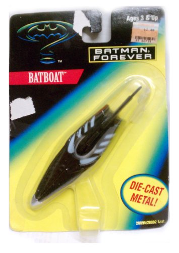 Die-cast Metal Batboat Toy Vehicle - Batman Forever Series - Want It All