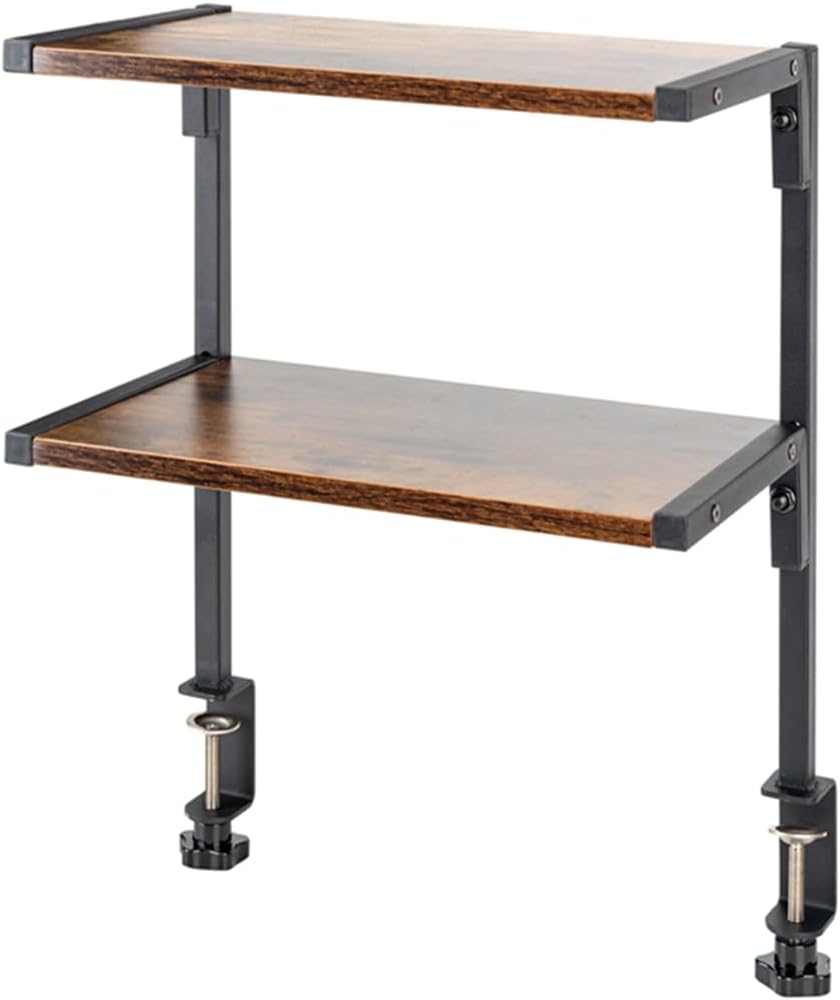 Amazon.com: ZOMICE Clamp On Desk Organizer Shelf, 12 Inch Clamp-on ...