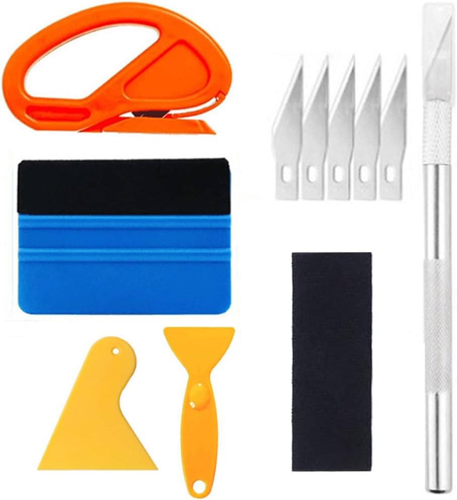 Gomake Vehicle Vinyl Wrap Tool Kit Window Tinting Tool Include 4 Inch ...