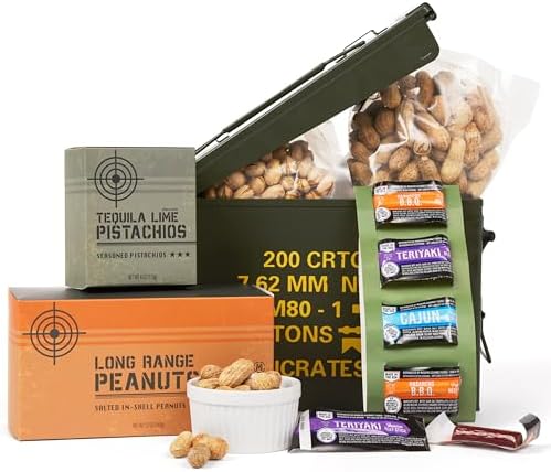 Amazon.com : Man Crates Premium Snack-munition Ammo Can – Includes 3 ...