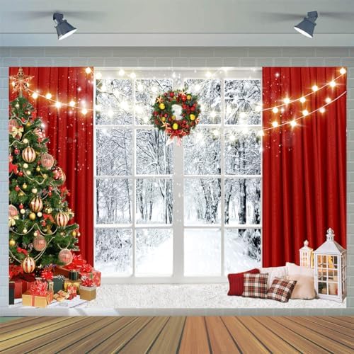 Amazon.com : Christmas Winter Party Decoration Supplies, Large Fabric ...