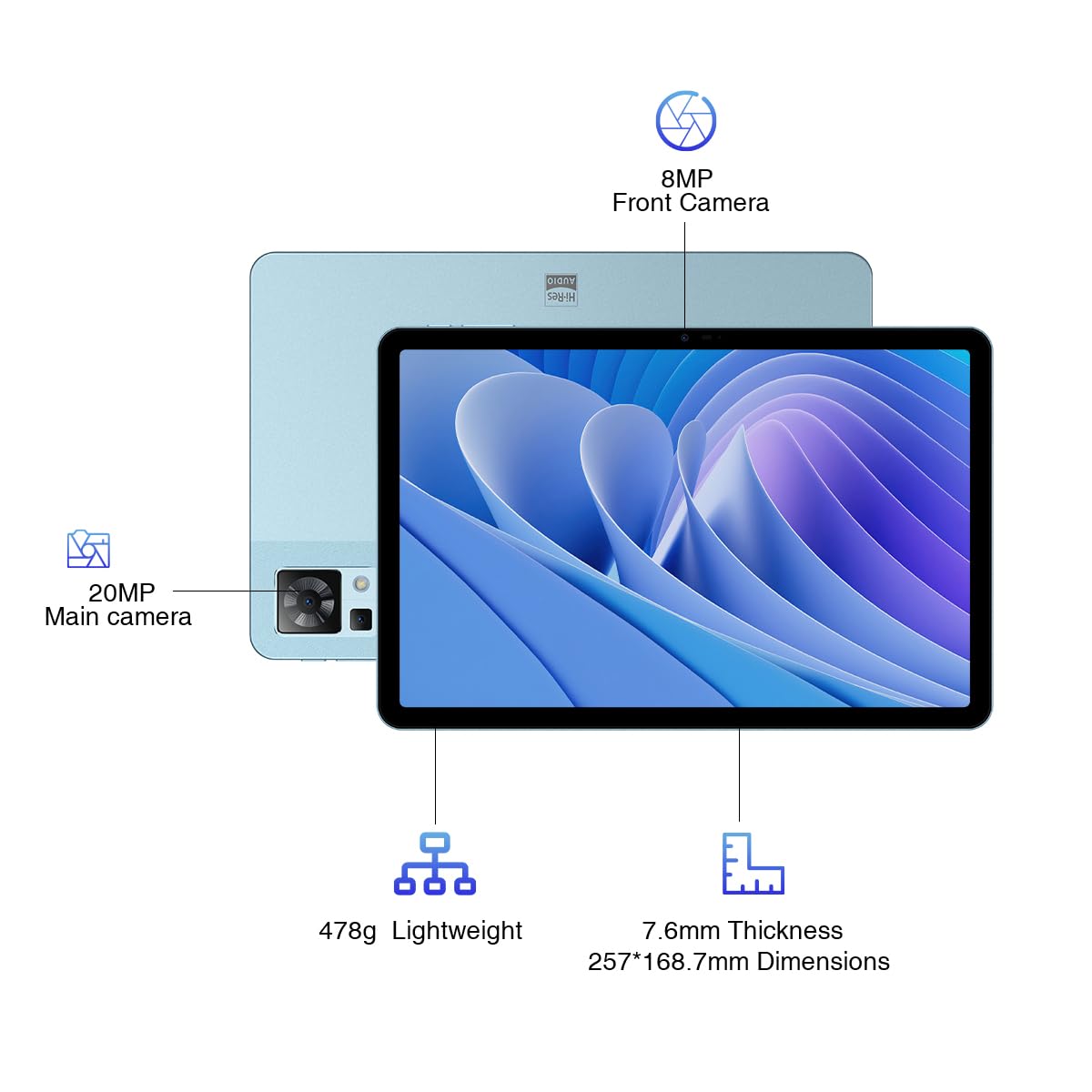 Snapklik.com : DOOGEE All-New T30 Pro Android 13 Tablet,11 Inch Tablet ...