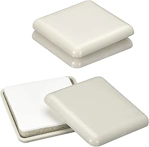 Amazon.com: uxcell Furniture Sliders, 4Pcs 1 4/7" - Plastic Self ...