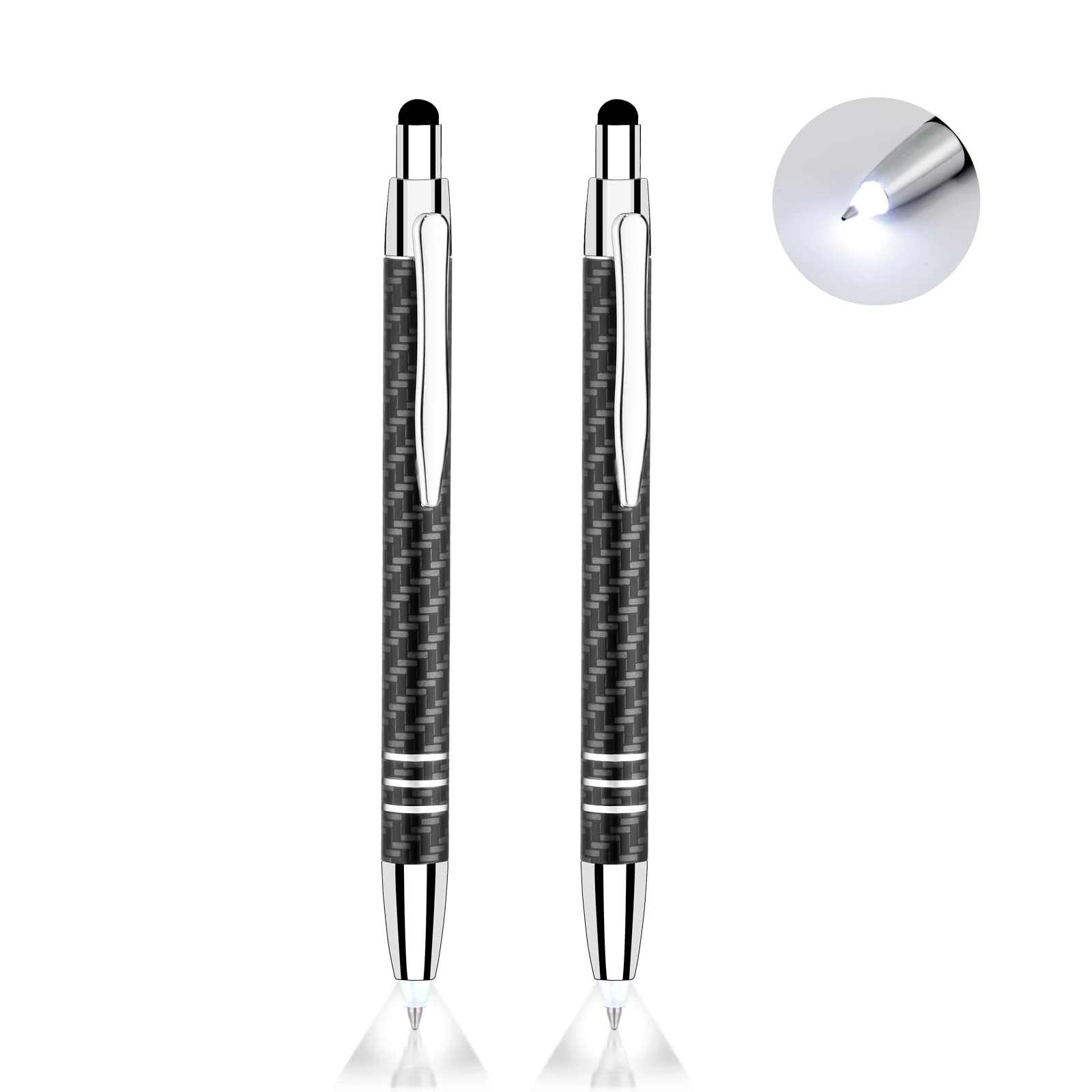Amazon.com: Pen with Light, 3-in-1 Lighted Tip Pen with Capacitive ...