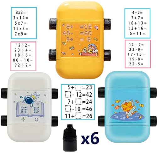 Amazon.com: Roller Digital Teaching Stamp,Addition, Subtraction ...