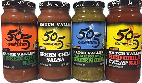 Amazon.com: 505 Southwestern Salsa & Sauce Sampler 16oz Jar (Variety ...