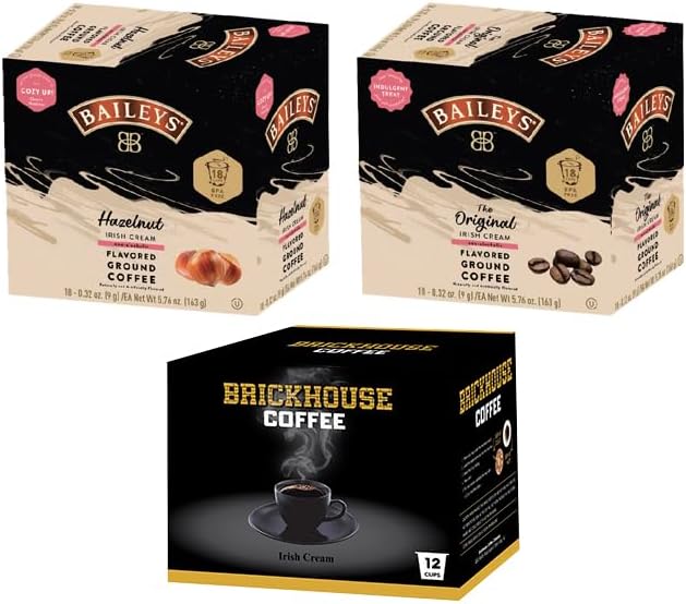 Amazon.com: Irish Cream Single Serve Coffee Bundle with Brickhouse and ...