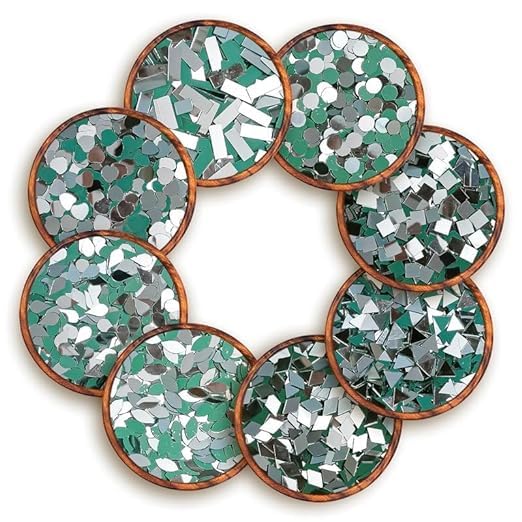 Buy Kilo Cool HVAC 8 Variety Mirrors for Crafts - Mud Art, Lippan Art ...